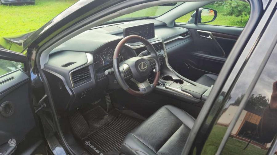 Black Lexus rx-350 2022 in Panevezys, with an engine capacity of 0.00 L and mileage of 47 thousand km for 38900 €, photo 15 on AUTOMOTO.COM.LV
