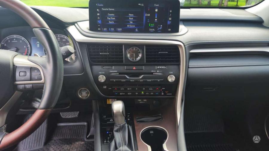 Black Lexus rx-350 2022 in Panevezys, with an engine capacity of 0.00 L and mileage of 47 thousand km for 38900 €, photo 19 on AUTOMOTO.COM.LV