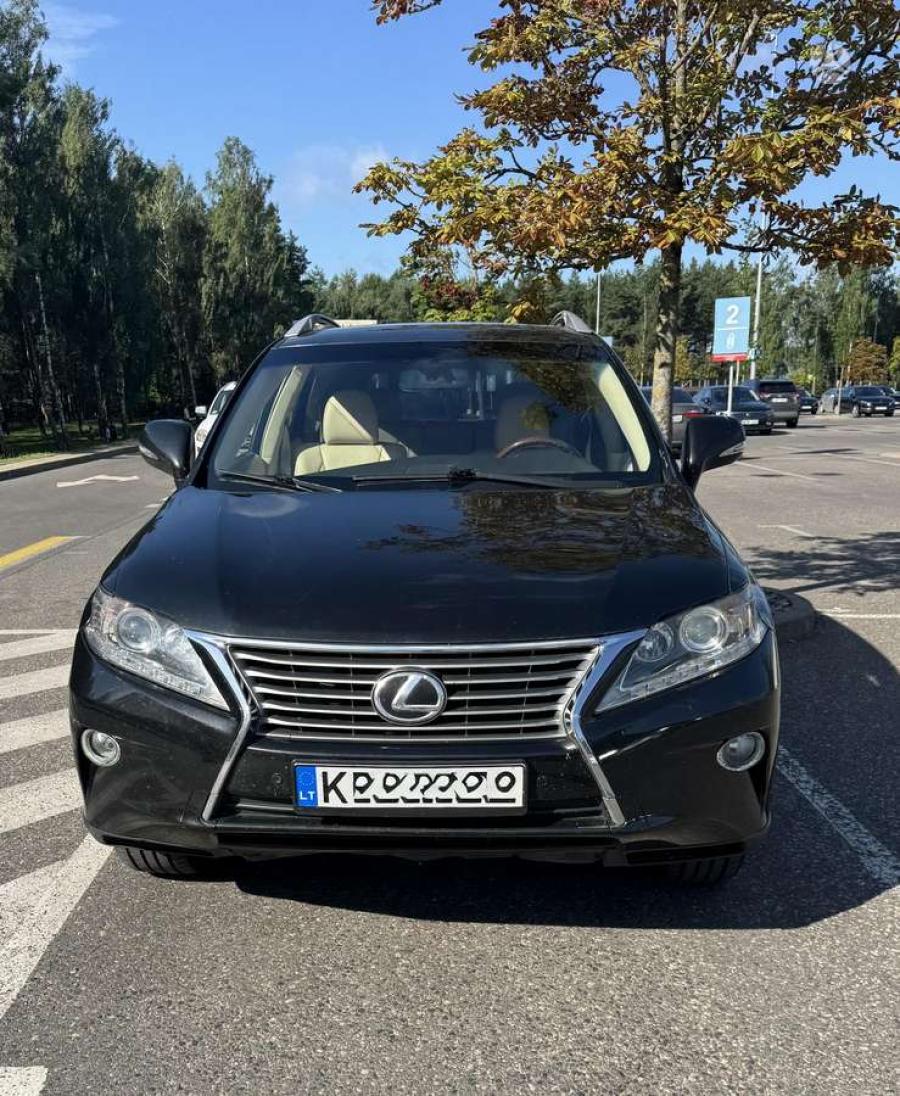 Melns Lexus rx-350 2013 Viļņa, ar dzinēja tilpumu 3.46 L un nobraukumu 230 tūkst. km par 10700 €, foto 1 vietnē AUTOMOTO.COM.LV