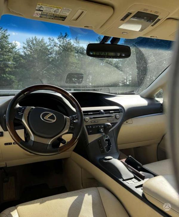 Melns Lexus rx-350 2013 Viļņa, ar dzinēja tilpumu 3.46 L un nobraukumu 230 tūkst. km par 10700 €, foto 5 vietnē AUTOMOTO.COM.LV