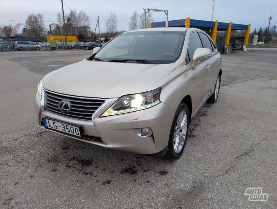 Lexus rx-350 2012 Panevēža, ar dzinēja tilpumu 3.50 L un nobraukumu 448 tūkst. km par 8650 €, foto 1 vietnē AUTOMOTO.COM.LV
