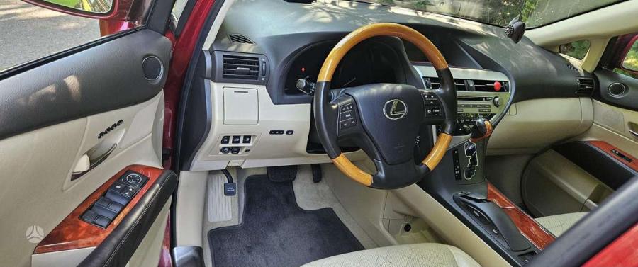 Sarkans Lexus rx-350 2010 Kauņa, ar dzinēja tilpumu 3.46 L un nobraukumu 219 tūkst. km par 11750 €, foto 8 vietnē AUTOMOTO.COM.LV