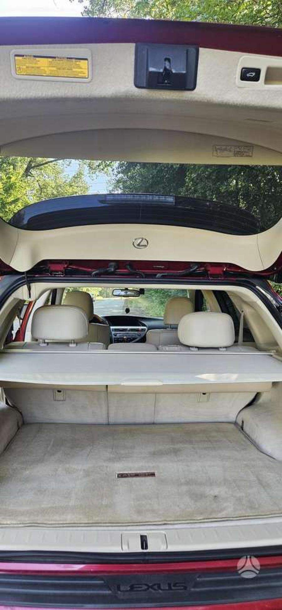 Sarkans Lexus rx-350 2010 Kauņa, ar dzinēja tilpumu 3.46 L un nobraukumu 219 tūkst. km par 11750 €, foto 14 vietnē AUTOMOTO.COM.LV