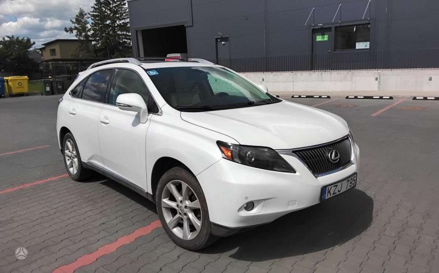 Balts Lexus rx-350 2011 Kauņa, ar dzinēja tilpumu 3.46 L un nobraukumu 209 tūkst. km par 10500 €, foto 1 vietnē AUTOMOTO.COM.LV