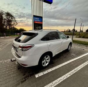 White Lexus rx-350 2013 in Vilnius, with an engine capacity of 3.50 L and mileage of 152 thousand km for 12490 €, photo 5 on AUTOMOTO.COM.LV