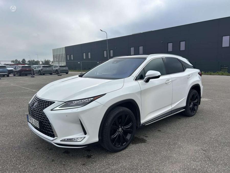 White Lexus rx-350 2017 in Vilnius, with an engine capacity of 3.46 L and mileage of 77 thousand km for 25700 €, photo 1 on AUTOMOTO.COM.LV
