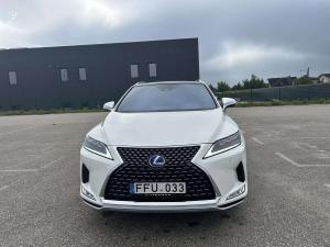 White Lexus rx-350 2017 in Vilnius, with an engine capacity of 3.46 L and mileage of 77 thousand km for 25700 €, photo 4 on AUTOMOTO.COM.LV