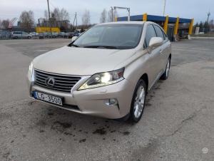 Dzeltens Lexus rx-350 2012 Panevēža, ar dzinēja tilpumu 3.50 L un nobraukumu 448 tūkst. km par 8650 €, foto  vietnē AUTOMOTO.COM.LV