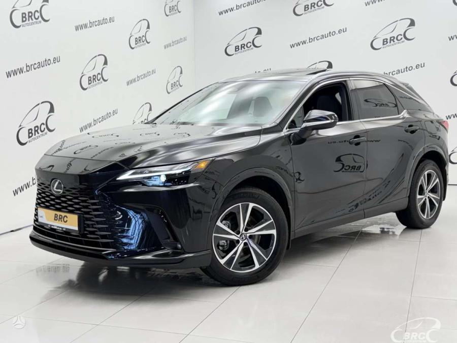 Black Lexus RX 350h 2024 in Vilnius, with an engine capacity of 2.49 L and mileage of 24 thousand km for 51900 €, photo 1 on AUTOMOTO.COM.LV