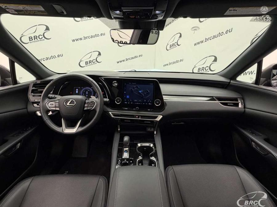 Black Lexus RX 350h 2024 in Vilnius, with an engine capacity of 2.49 L and mileage of 24 thousand km for 51900 €, photo 5 on AUTOMOTO.COM.LV