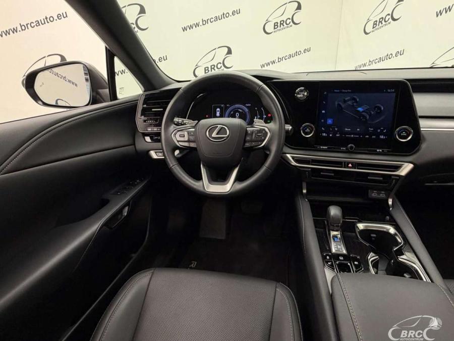 Black Lexus RX 350h 2024 in Vilnius, with an engine capacity of 2.49 L and mileage of 24 thousand km for 51900 €, photo 18 on AUTOMOTO.COM.LV