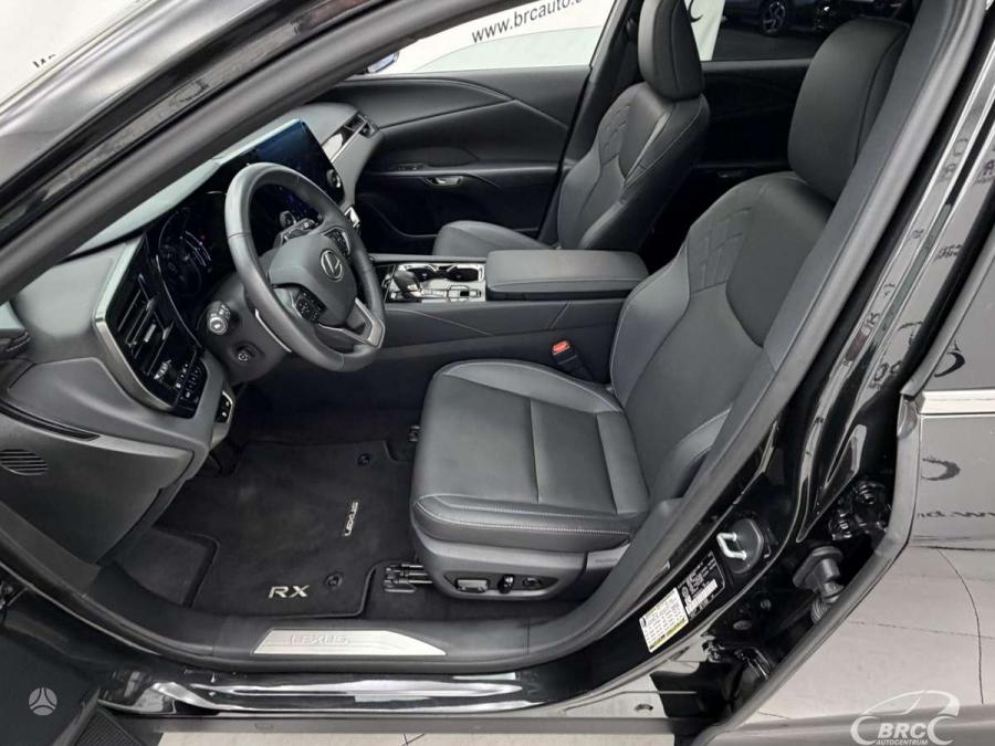 Black Lexus RX 350h 2024 in Vilnius, with an engine capacity of 2.49 L and mileage of 24 thousand km for 51900 €, photo 24 on AUTOMOTO.COM.LV