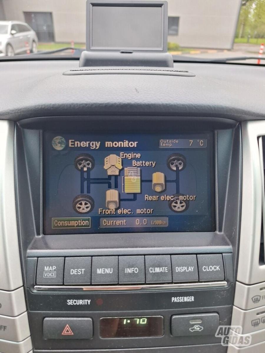 Lexus RX 350h 2006 Vilkaviškis, ar dzinēja tilpumu 3.30 L un nobraukumu 300 tūkst. km par 4950 €, foto 23 vietnē AUTOMOTO.COM.LV