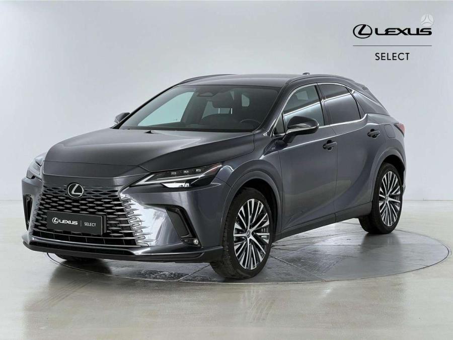Grey Lexus RX 350h 2023 in Vilnius, with an engine capacity of 2.49 L and mileage of 73 thousand km for 53900 €, photo 1 on AUTOMOTO.COM.LV
