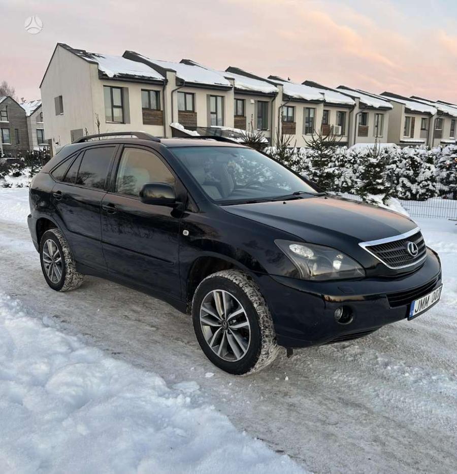 Black Lexus RX 400h 2006 in Vilnius, with an engine capacity of 3.30 L and mileage of 316 thousand km for 5000 €, photo 3 on AUTOMOTO.COM.LV