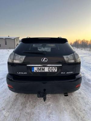 Black Lexus RX 400h 2006 in Vilnius, with an engine capacity of 3.30 L and mileage of 316 thousand km for 5000 €, photo 6 on AUTOMOTO.COM.LV