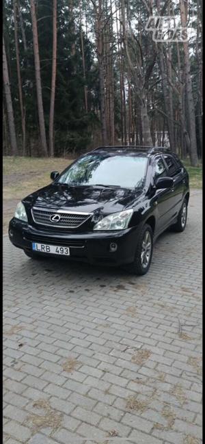 Black Lexus RX 400h 2006 in Vilnius, with an engine capacity of 3.30 L and mileage of 290 thousand km for 5300 €, photo 4 on AUTOMOTO.COM.LV