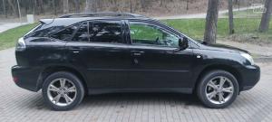 Black Lexus RX 400h 2006 in Vilnius, with an engine capacity of 3.30 L and mileage of 290 thousand km for 5300 €, photo 6 on AUTOMOTO.COM.LV