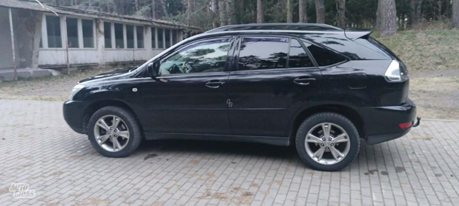 Black Lexus RX 400h 2006 in Vilnius, with an engine capacity of 3.30 L and mileage of 290 thousand km for 5300 €, photo 7 on AUTOMOTO.COM.LV