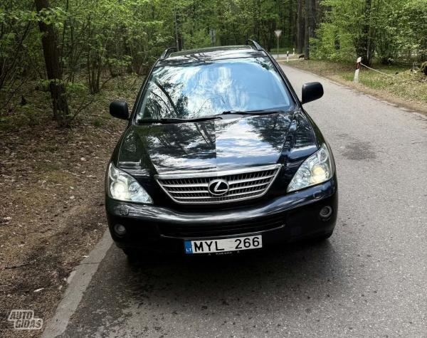 Melns Lexus RX 400h 2006 Kauņa, ar dzinēja tilpumu 3.30 L un nobraukumu 500 tūkst. km par 5999 €, foto 2 vietnē AUTOMOTO.COM.LV