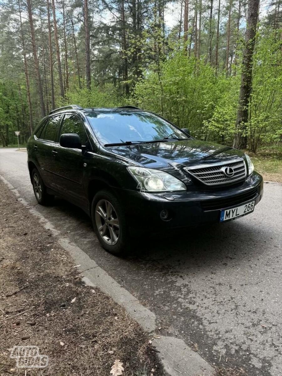 Melns Lexus RX 400h 2006 Kauņa, ar dzinēja tilpumu 3.30 L un nobraukumu 500 tūkst. km par 5999 €, foto 4 vietnē AUTOMOTO.COM.LV