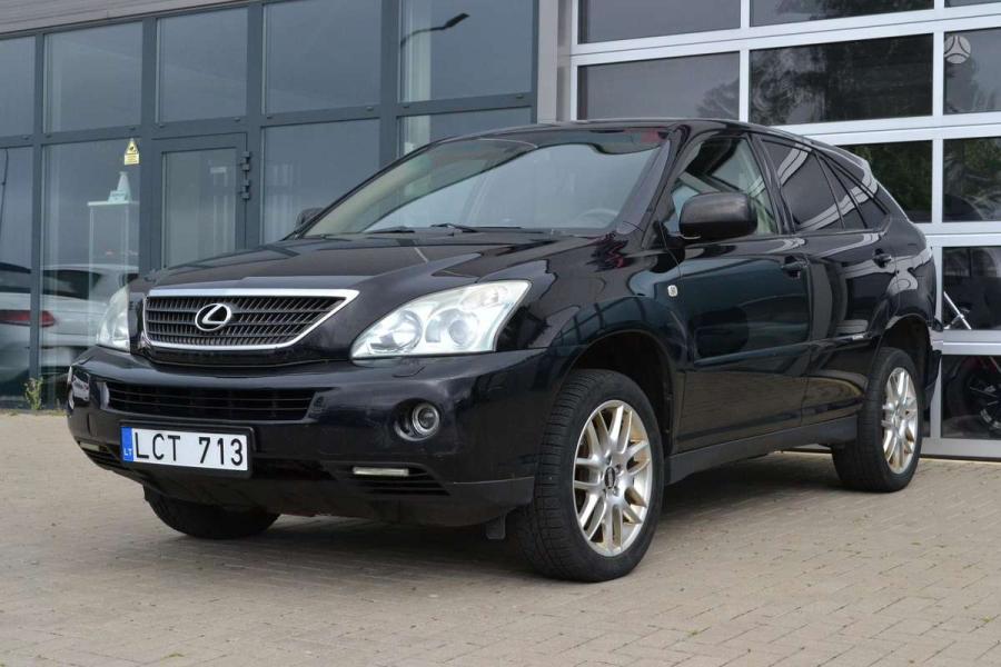 Black Lexus RX 400h 2006 in Vilnius, with an engine capacity of 3.31 L and mileage of 293 thousand km for 5500 €, photo 5 on AUTOMOTO.COM.LV
