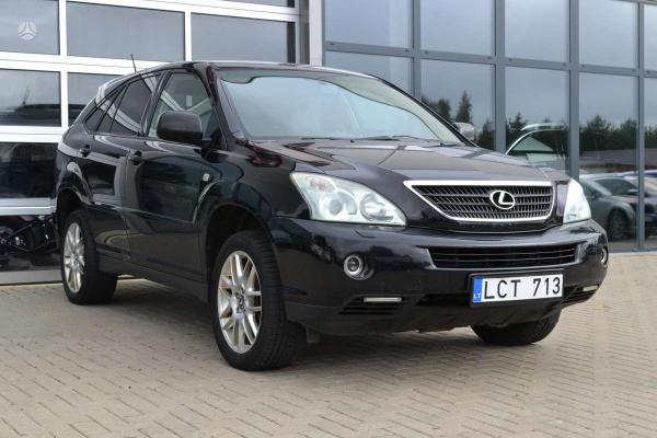 Black Lexus RX 400h 2006 in Vilnius, with an engine capacity of 3.31 L and mileage of 293 thousand km for 5500 €, photo 7 on AUTOMOTO.COM.LV