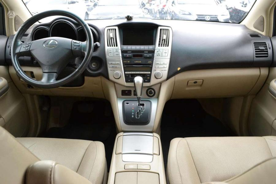 Black Lexus RX 400h 2006 in Vilnius, with an engine capacity of 3.31 L and mileage of 293 thousand km for 5500 €, photo 50 on AUTOMOTO.COM.LV