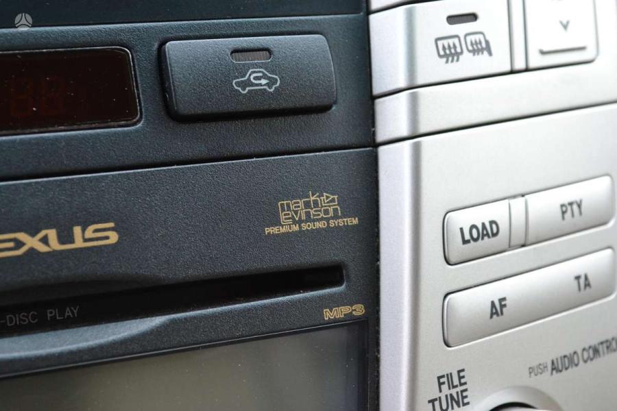 Black Lexus RX 400h 2006 in Vilnius, with an engine capacity of 3.31 L and mileage of 293 thousand km for 5500 €, photo 52 on AUTOMOTO.COM.LV