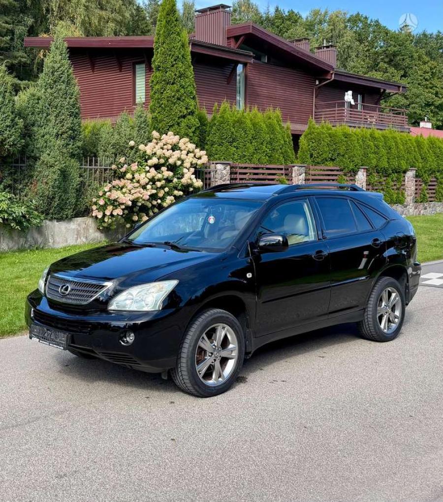 Melns Lexus RX 400h 2006 Viļņa, ar dzinēja tilpumu 3.31 L un nobraukumu 272 tūkst. km par 4500 €, foto 1 vietnē AUTOMOTO.COM.LV