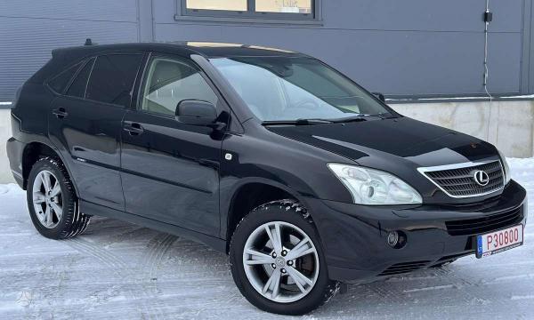 Black Lexus RX 400h 2007 in Siauliai, with an engine capacity of 3.30 L and mileage of 258 thousand km for 7250 €, photo 2 on AUTOMOTO.COM.LV