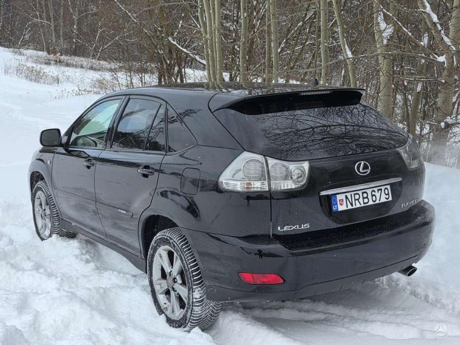 Melns Lexus RX 400h 2007 Viļņa, ar dzinēja tilpumu 3.31 L un nobraukumu 403 tūkst. km par 4200 €, foto 5 vietnē AUTOMOTO.COM.LV