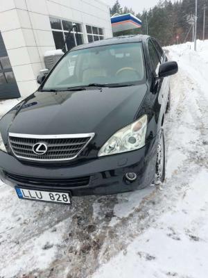 Melns Lexus RX 400h 2007 Viļņa, ar dzinēja tilpumu 3.31 L un nobraukumu 278 tūkst. km par 7200 €, foto  vietnē AUTOMOTO.COM.LV