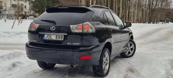 Melns Lexus RX 400h 2007 Viļņa, ar dzinēja tilpumu 3.30 L un nobraukumu 377 tūkst. km par 5000 €, foto 4 vietnē AUTOMOTO.COM.LV