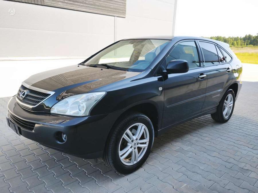 Melns Lexus RX 400h 2007 Šauļi, ar dzinēja tilpumu 3.30 L un nobraukumu 336 tūkst. km par 5200 €, foto 1 vietnē AUTOMOTO.COM.LV