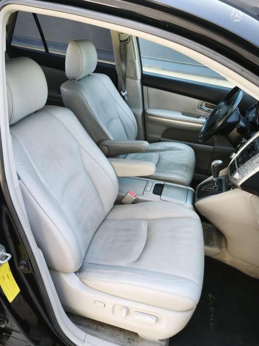 Melns Lexus RX 400h 2007 Šauļi, ar dzinēja tilpumu 3.30 L un nobraukumu 336 tūkst. km par 5200 €, foto 14 vietnē AUTOMOTO.COM.LV