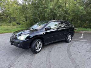 Black Lexus RX 400h 2007 in Vilnius, with an engine capacity of 3.31 L and mileage of 349 thousand km for 3950 €, photo  on AUTOMOTO.COM.LV