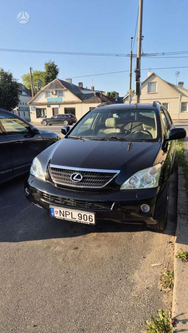 Melns Lexus RX 400h 2007 Kauņa, ar dzinēja tilpumu 3.31 L un nobraukumu 272 tūkst. km par 6300 €, foto 2 vietnē AUTOMOTO.COM.LV