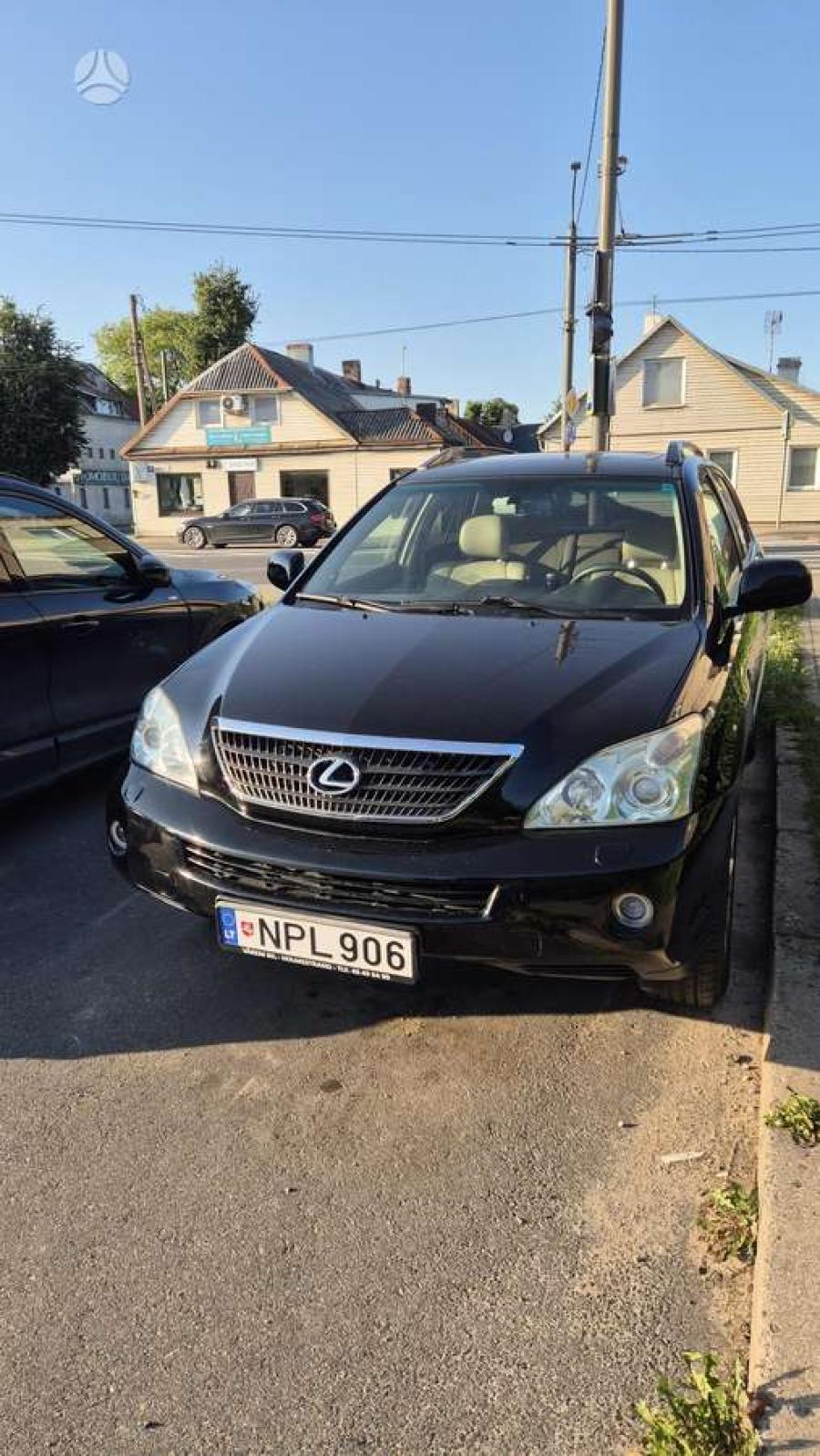 Melns Lexus RX 400h 2007 Kauņa, ar dzinēja tilpumu 3.31 L un nobraukumu 272 tūkst. km par 6300 €, foto 3 vietnē AUTOMOTO.COM.LV