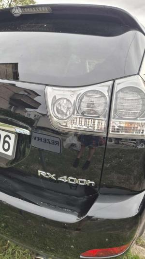Melns Lexus RX 400h 2007 Kauņa, ar dzinēja tilpumu 3.31 L un nobraukumu 272 tūkst. km par 6300 €, foto 5 vietnē AUTOMOTO.COM.LV