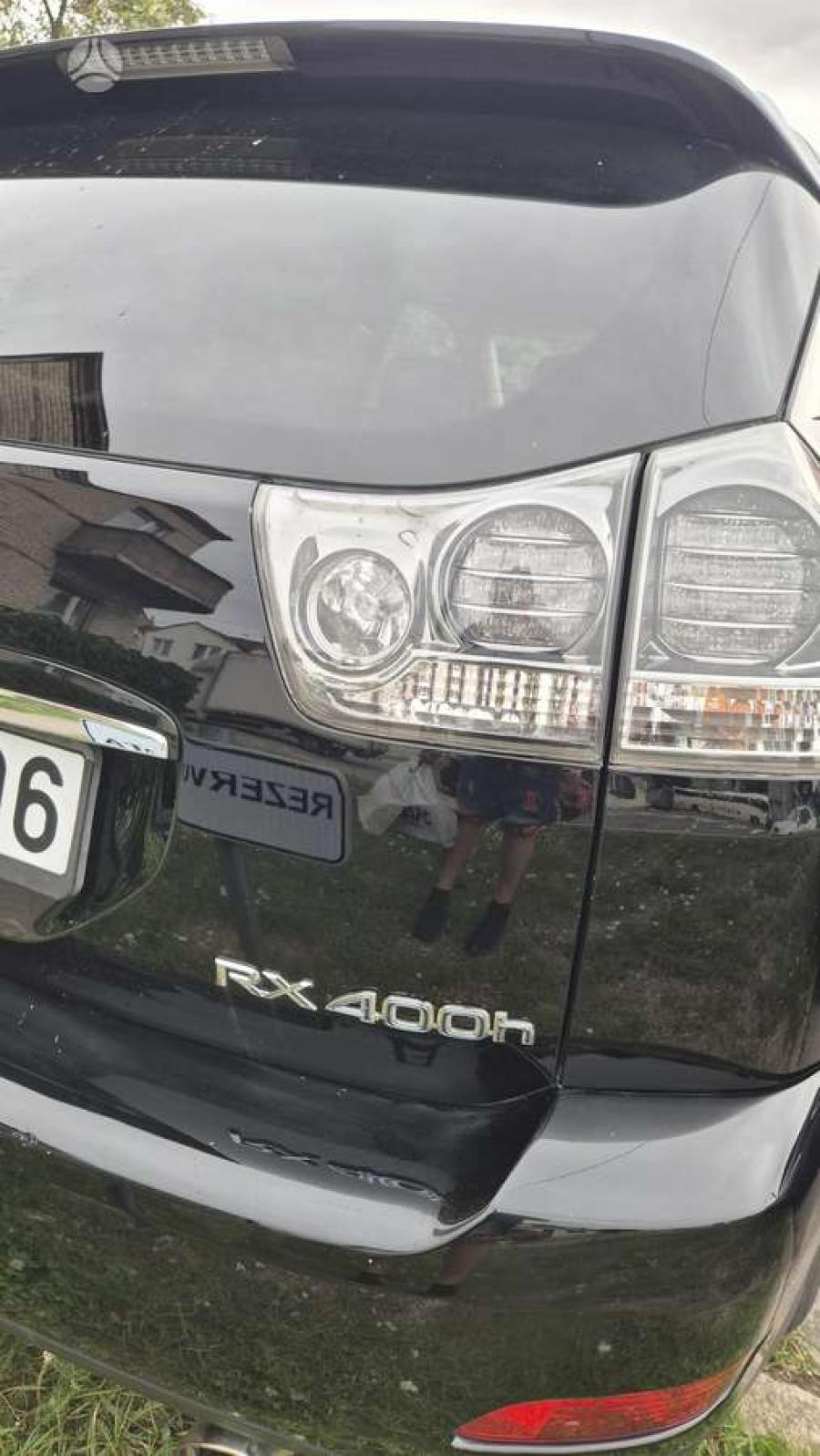 Melns Lexus RX 400h 2007 Kauņa, ar dzinēja tilpumu 3.31 L un nobraukumu 272 tūkst. km par 6300 €, foto 5 vietnē AUTOMOTO.COM.LV