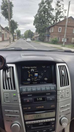 Melns Lexus RX 400h 2007 Kauņa, ar dzinēja tilpumu 3.31 L un nobraukumu 272 tūkst. km par 6300 €, foto 18 vietnē AUTOMOTO.COM.LV