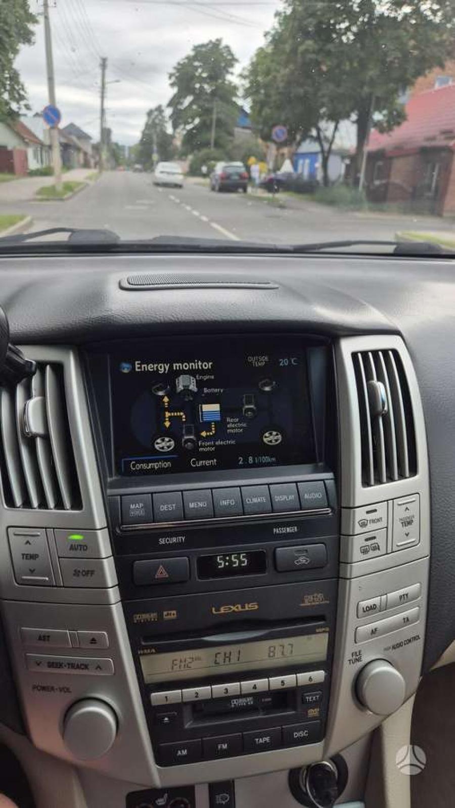 Melns Lexus RX 400h 2007 Kauņa, ar dzinēja tilpumu 3.31 L un nobraukumu 272 tūkst. km par 6300 €, foto 19 vietnē AUTOMOTO.COM.LV