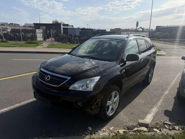 Black Lexus RX 400h 2007 in Vilnius, with an engine capacity of 3.31 L and mileage of 237 thousand km for 4850 €, photo 7 on AUTOMOTO.COM.LV