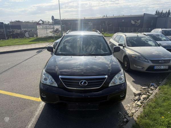 Black Lexus RX 400h 2007 in Vilnius, with an engine capacity of 3.31 L and mileage of 237 thousand km for 4850 €, photo 8 on AUTOMOTO.COM.LV