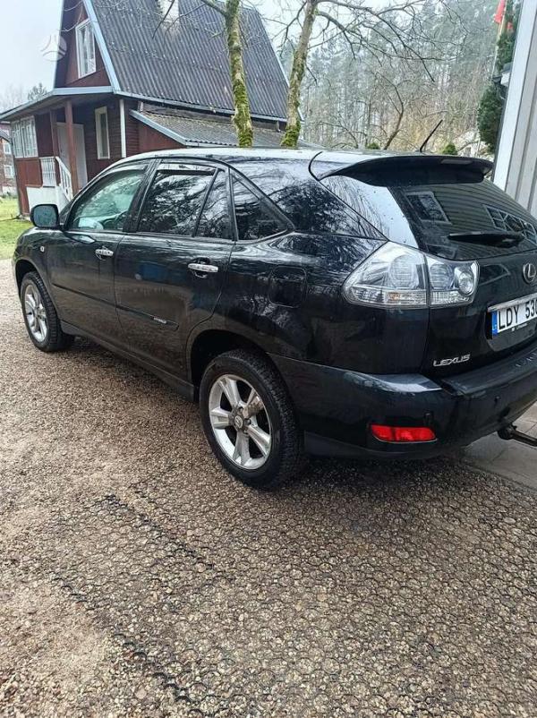 Melns Lexus RX 400h 2008 Viļņa, ar dzinēja tilpumu 3.30 L un nobraukumu 280 tūkst. km par 4200 €, foto 5 vietnē AUTOMOTO.COM.LV