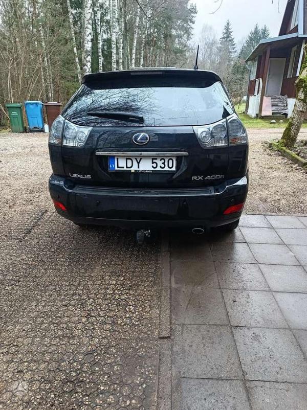 Melns Lexus RX 400h 2008 Viļņa, ar dzinēja tilpumu 3.30 L un nobraukumu 280 tūkst. km par 4200 €, foto 10 vietnē AUTOMOTO.COM.LV
