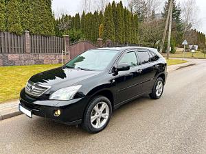 Melns Lexus RX 400h 2008 Viļņa, ar dzinēja tilpumu 3.00 L un nobraukumu 280 tūkst. km par 4999 €, foto  vietnē AUTOMOTO.COM.LV