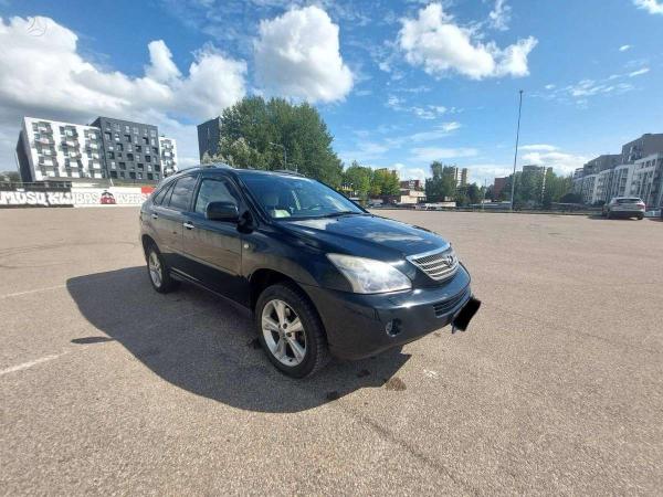 Black Lexus RX 400h 2008 in Vilnius, with an engine capacity of 3.31 L and mileage of 280 thousand km for 6500 €, photo 3 on AUTOMOTO.COM.LV