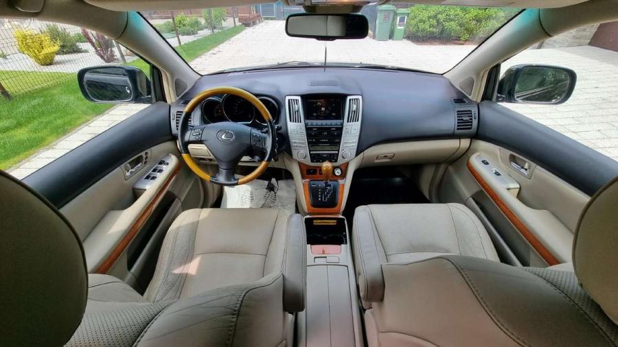 Melns Lexus RX 400h 2008 Viļņa, ar dzinēja tilpumu 3.31 L un nobraukumu 313 tūkst. km par 7400 €, foto 10 vietnē AUTOMOTO.COM.LV